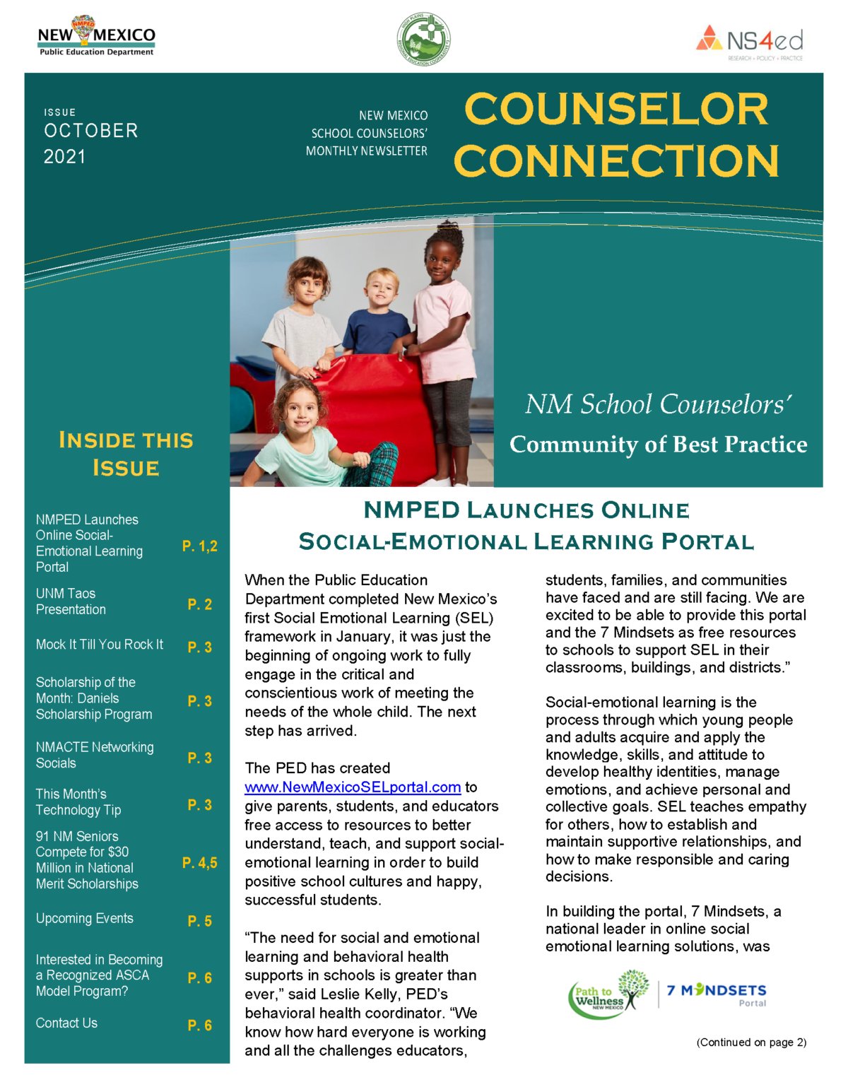 Newsletters – 2021-22 – School Counselors NM