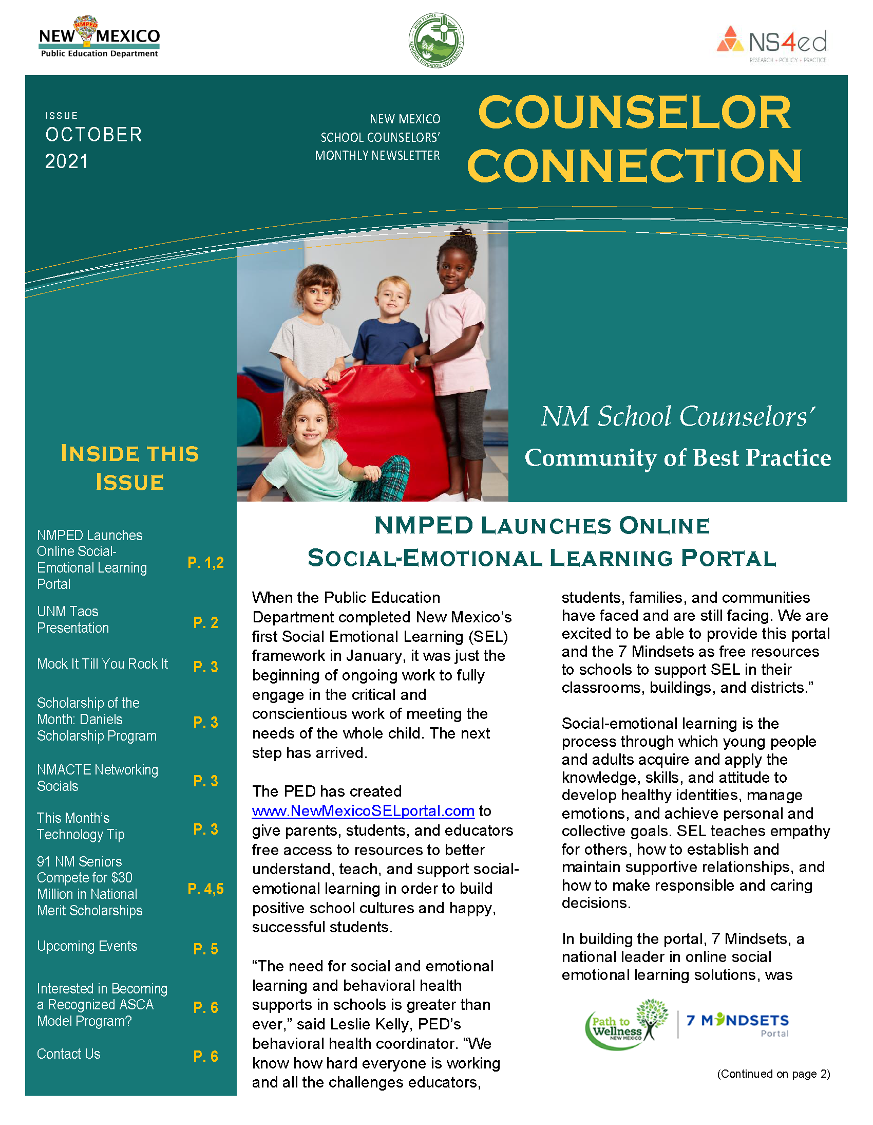 Newsletters – 2021-22 – School Counselors NM