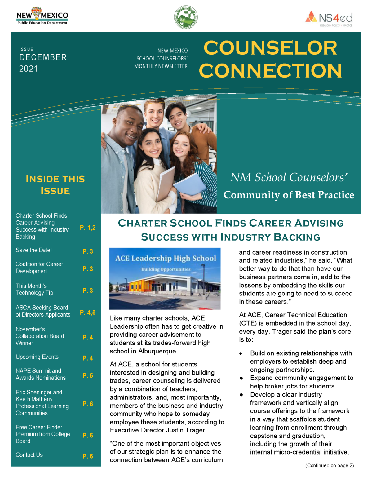 Newsletters – 2021-22 – School Counselors NM
