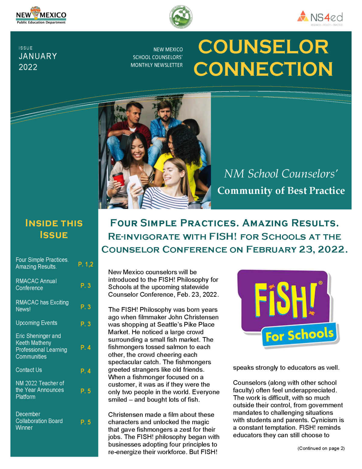 Newsletters – 2021-22 – School Counselors NM